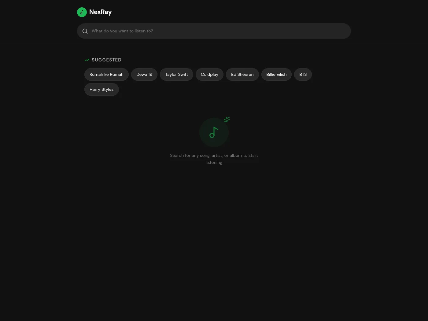 NexRay Music Player