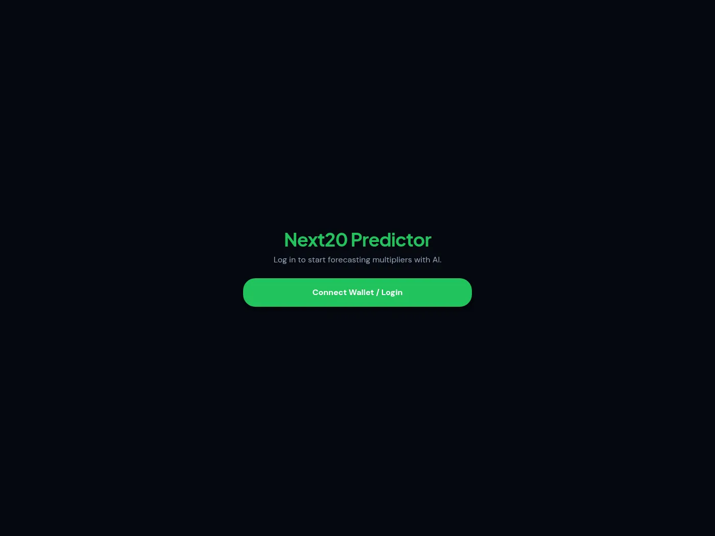 Next20 Predictor