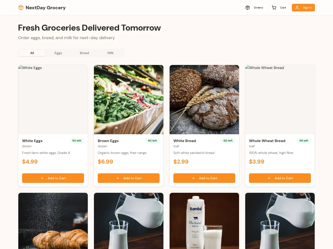 Next Day Grocery Store