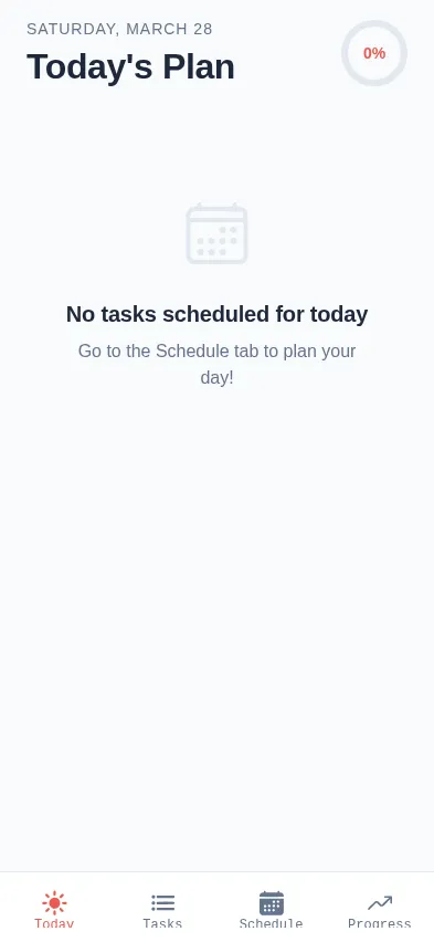 NextDay Task Planner