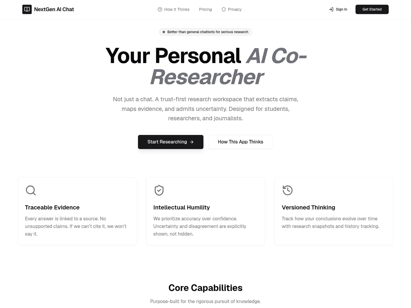 NextGen AI Chat