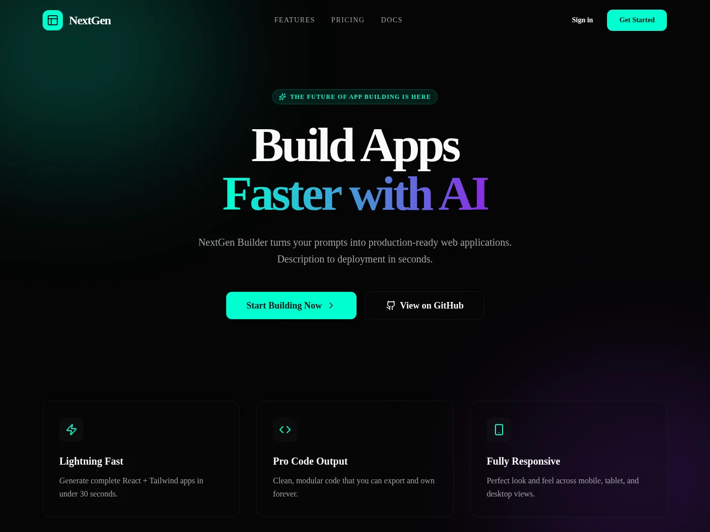 NextGen Builder AI
