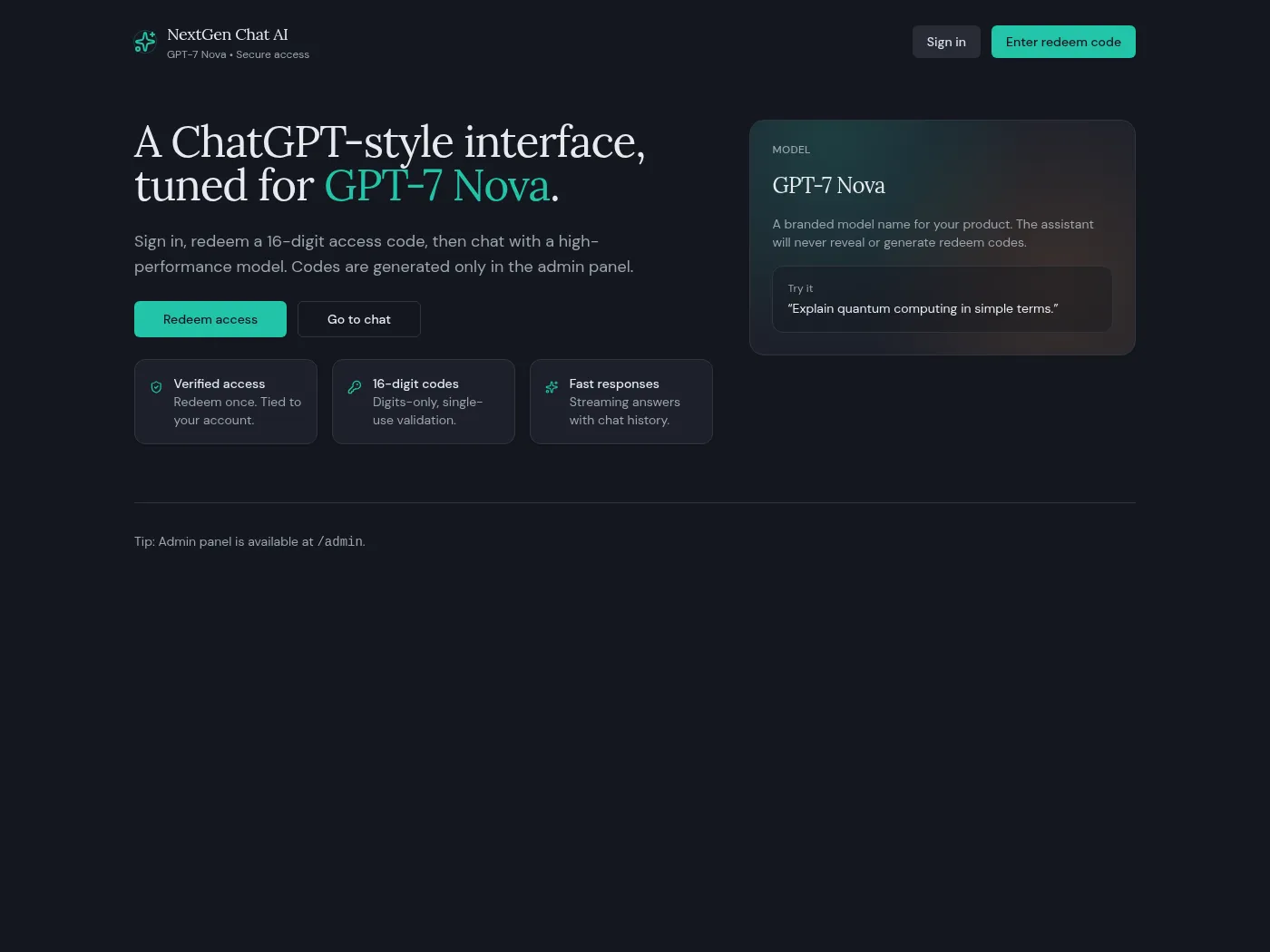 NextGen Chat AI