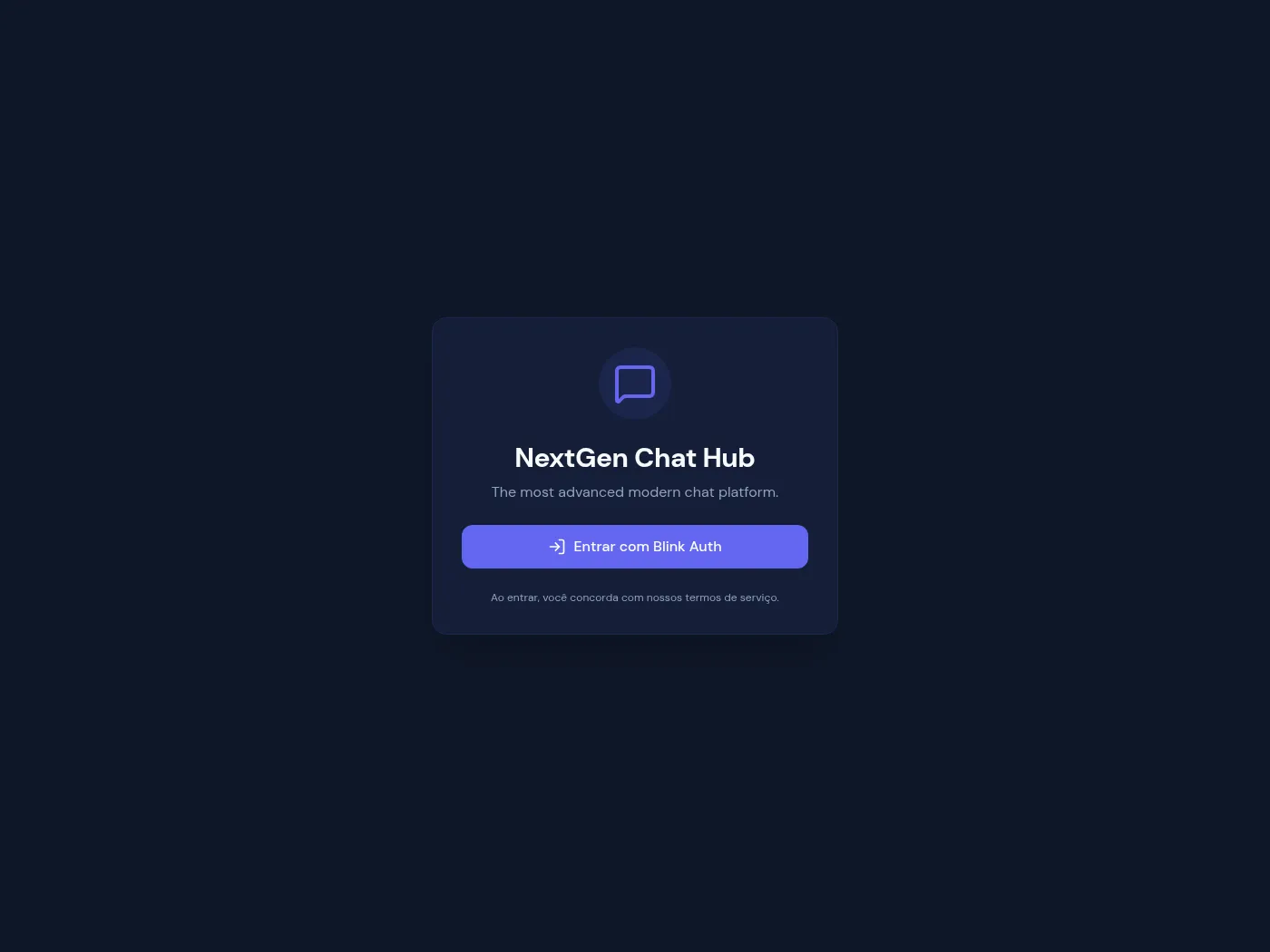 NextGen Chat Hub