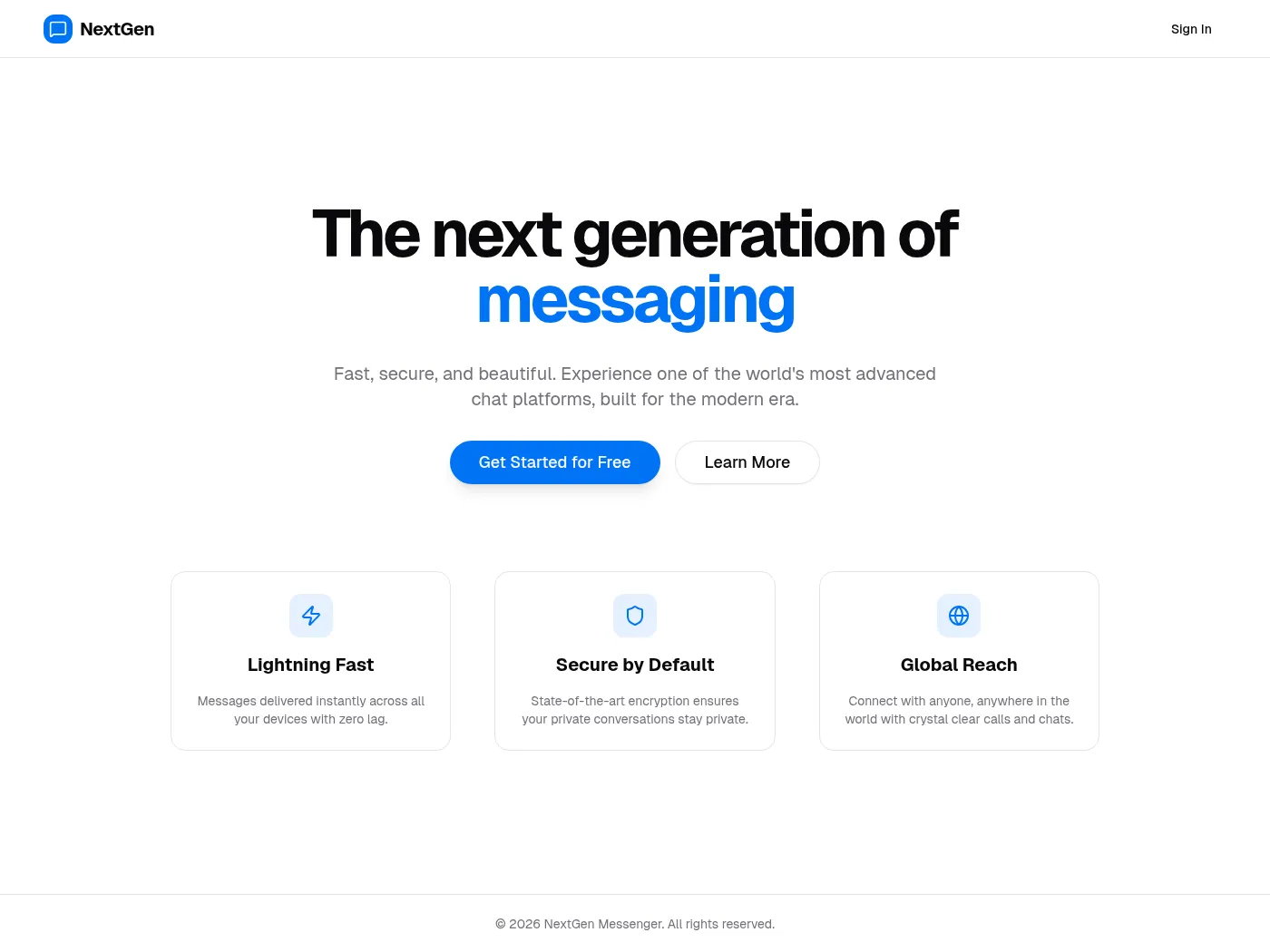 NextGen Messenger