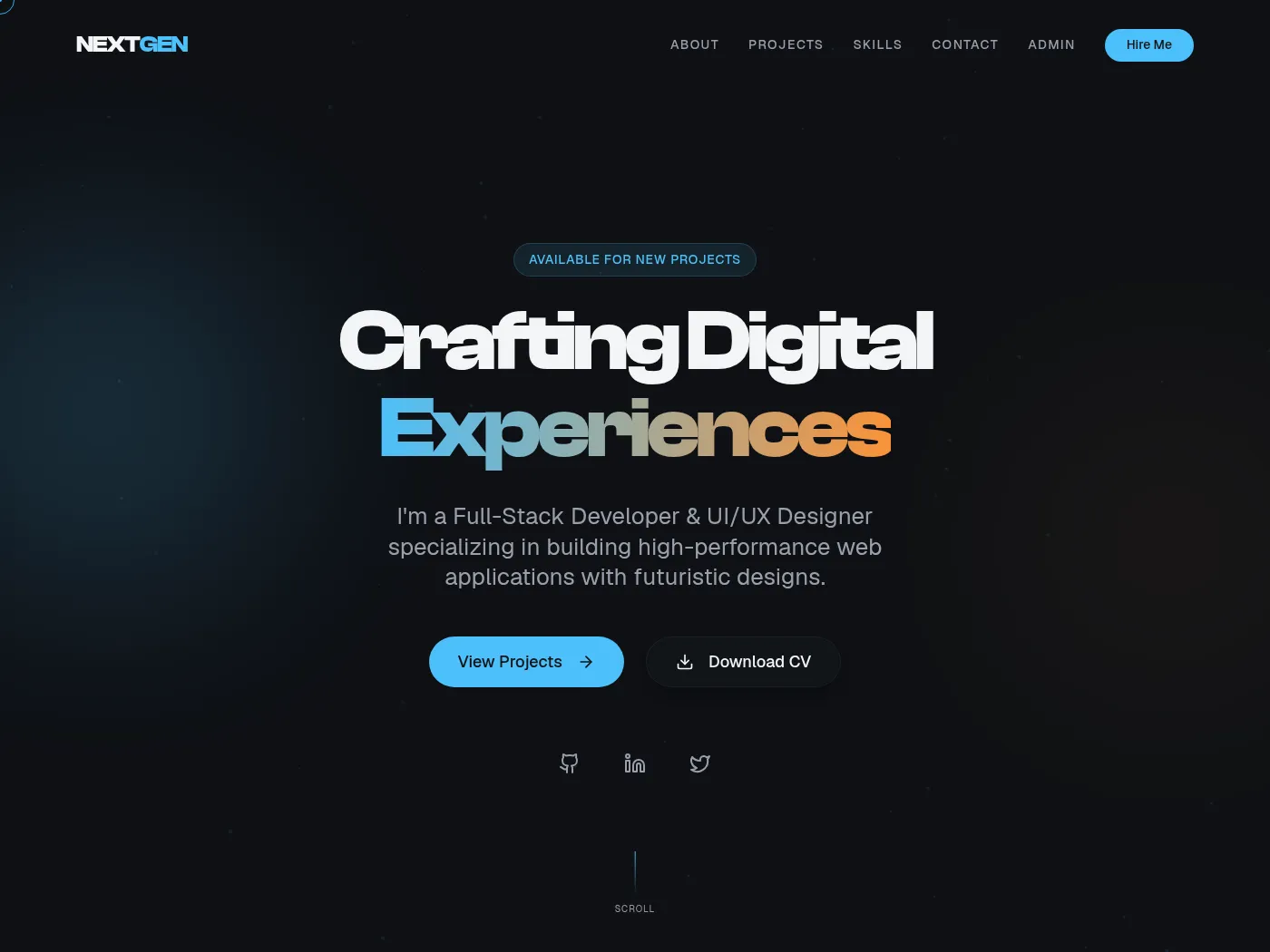 NextGen Dev Portfolio