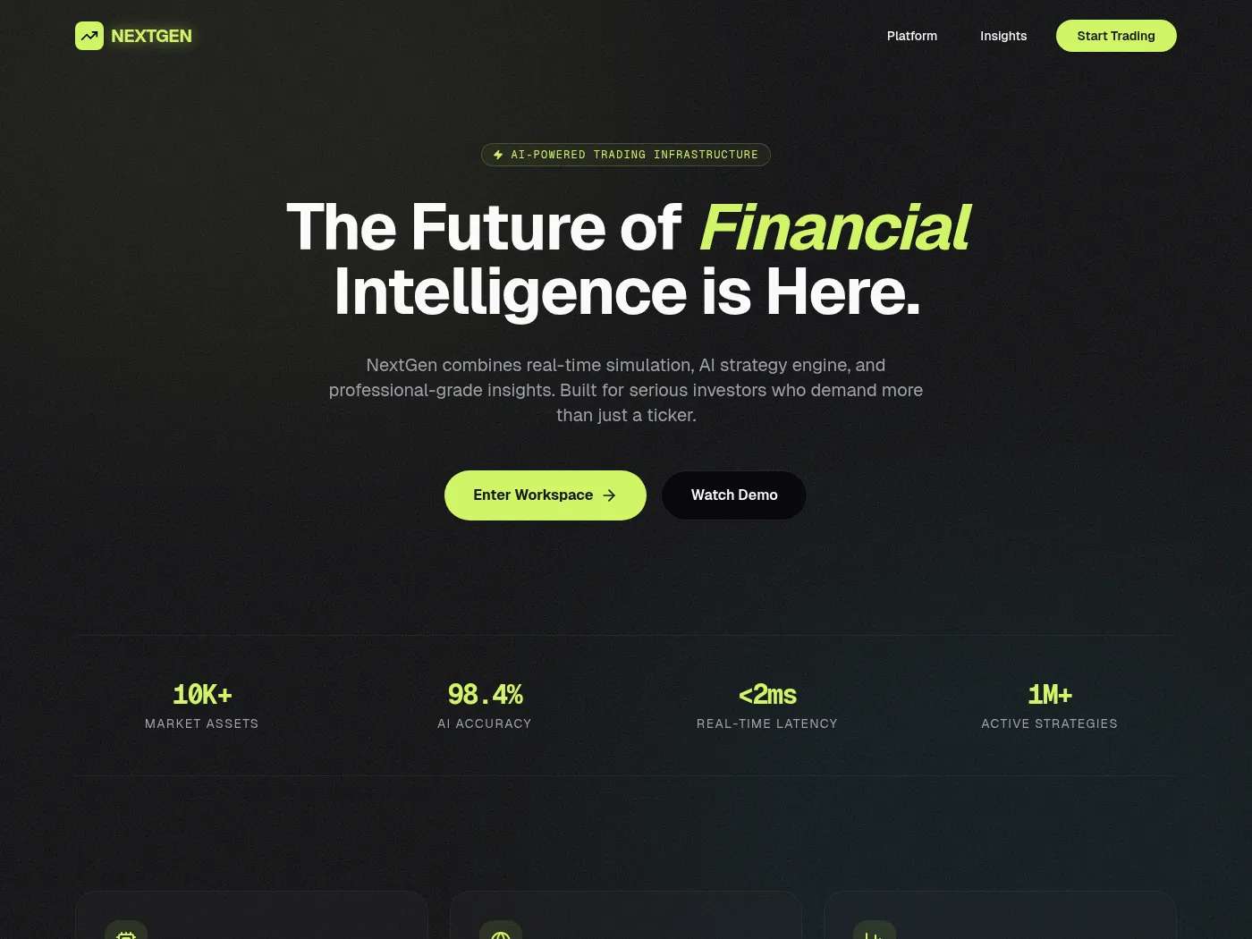 NextGen Stocks Platform