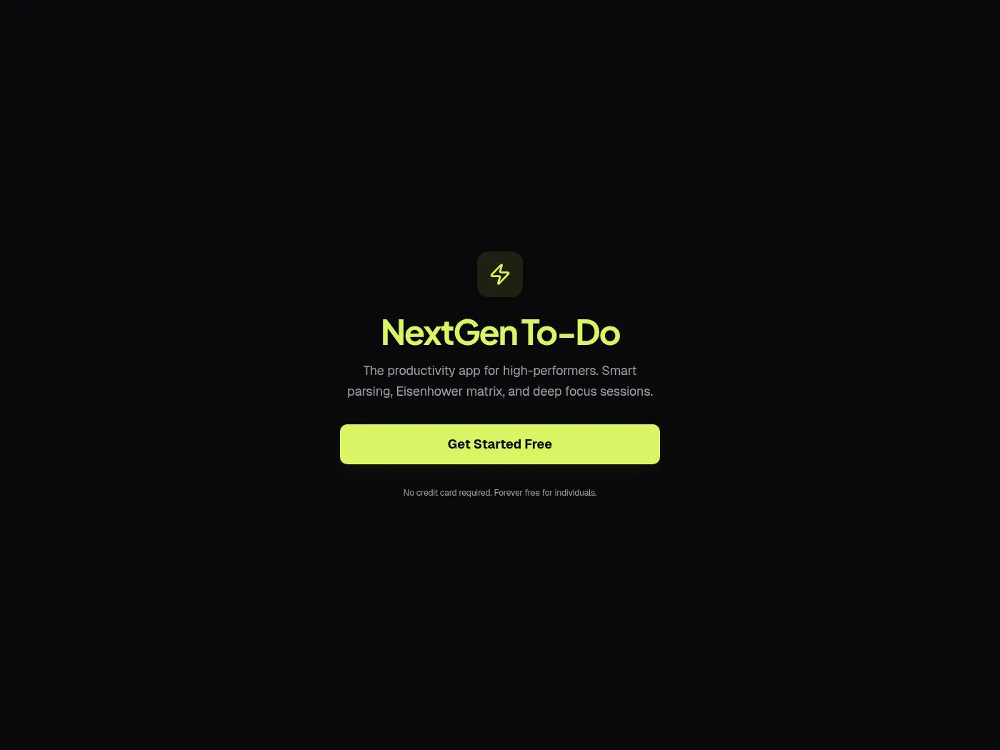 NextGen To-Do List