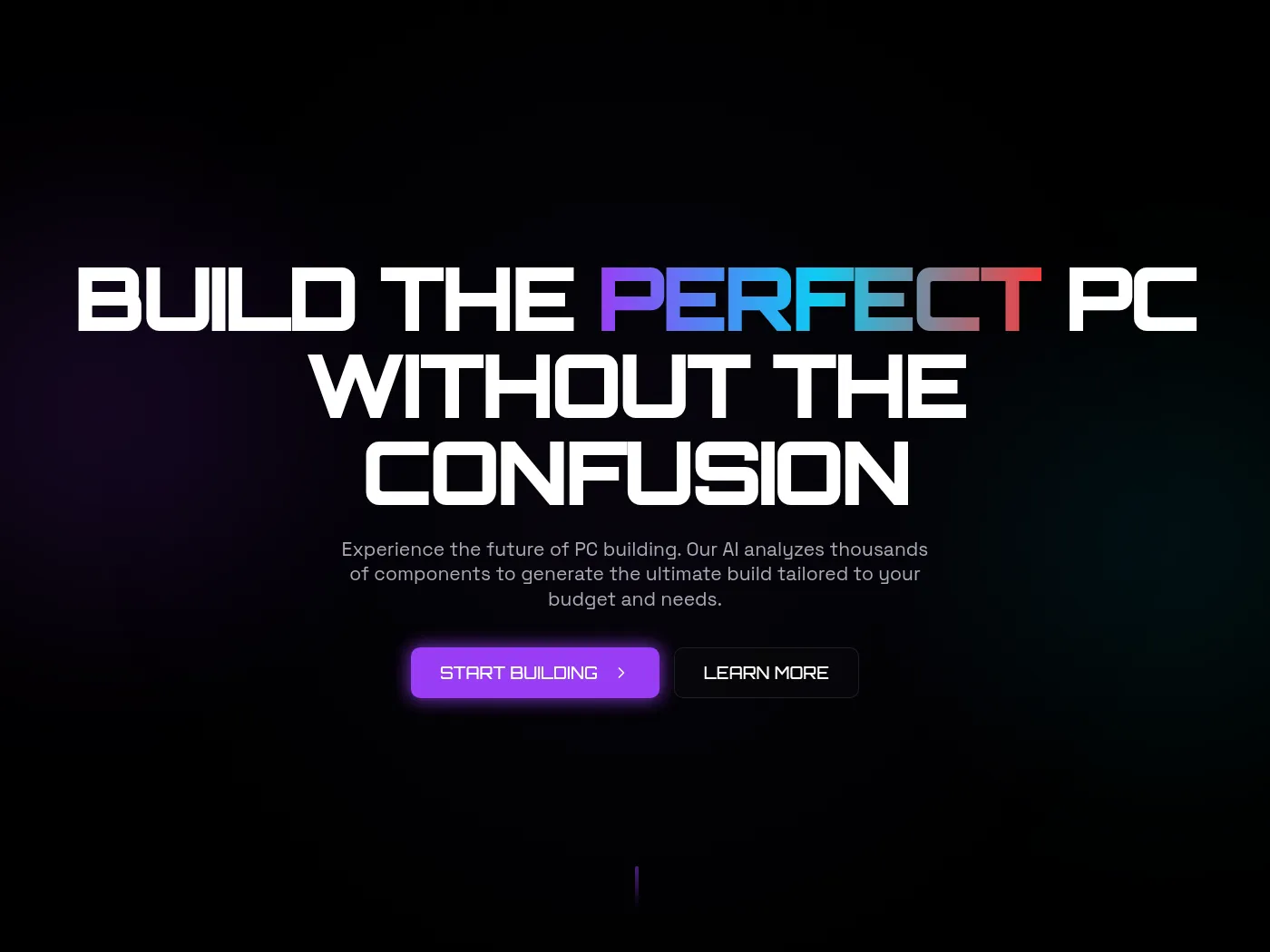 NextGenRig AI PC Builder