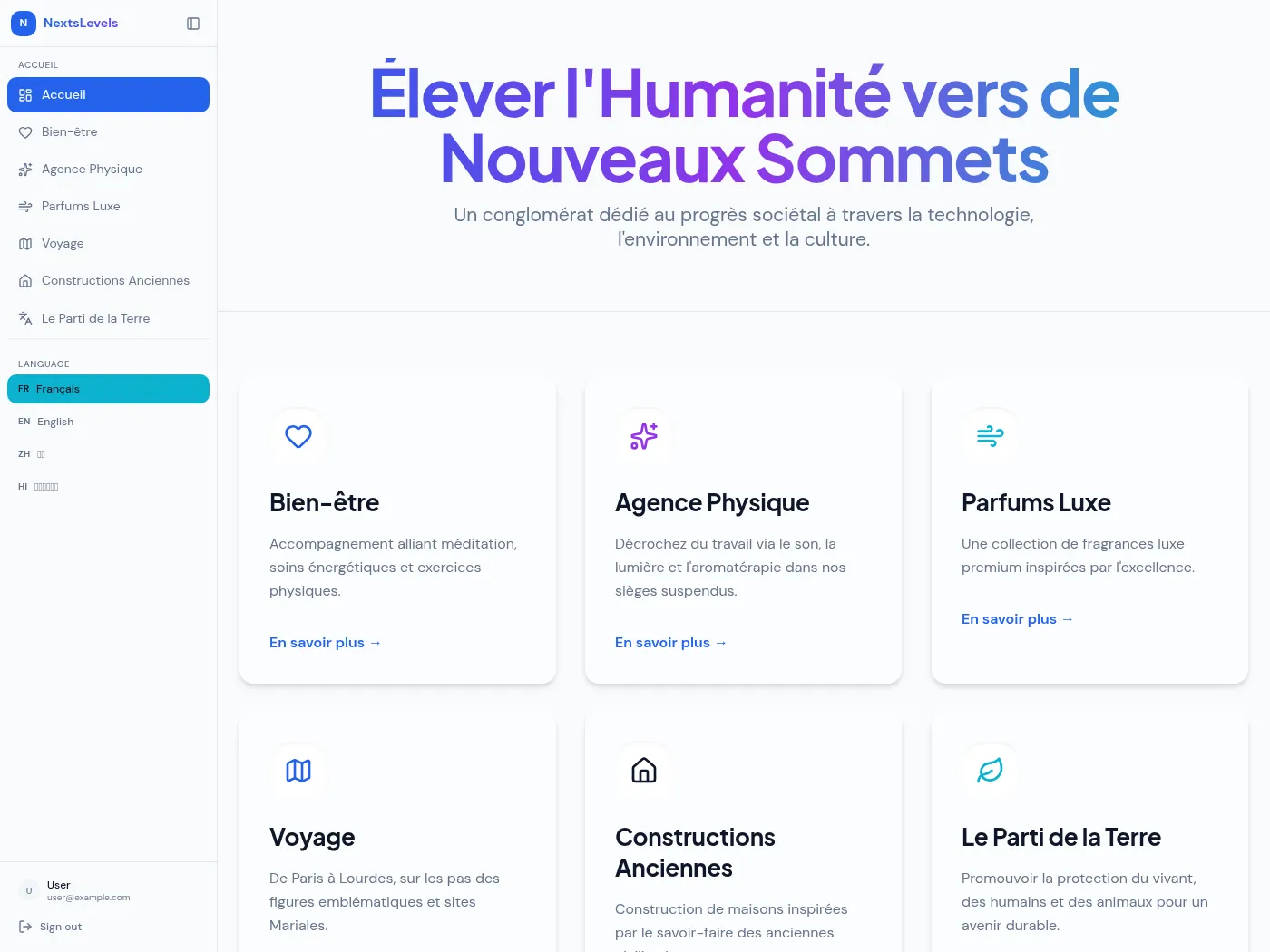 NextsLevelsHumanity Hub