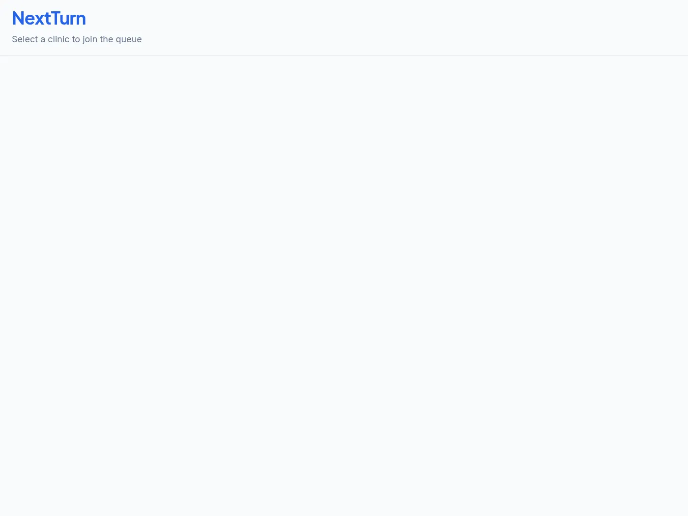 NextTurn Queue System