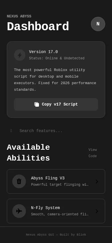 Nexus Abyss GUI