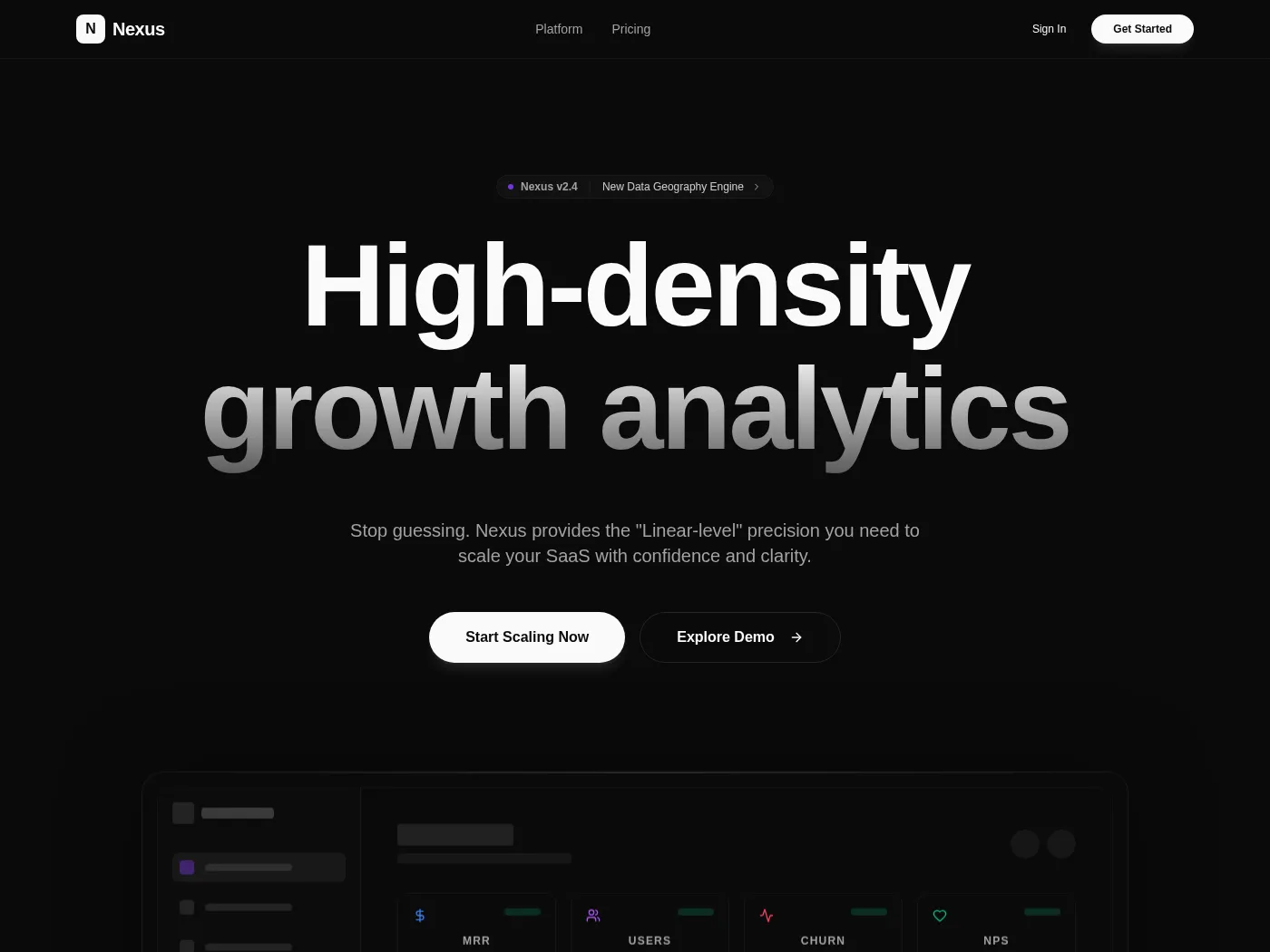 Nexus Analytics Dashboard (Remix)