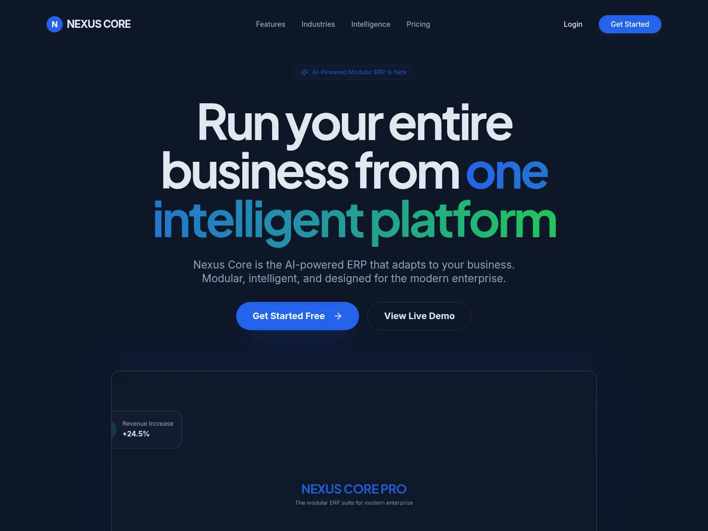 Nexus Core PRO ERP Suite