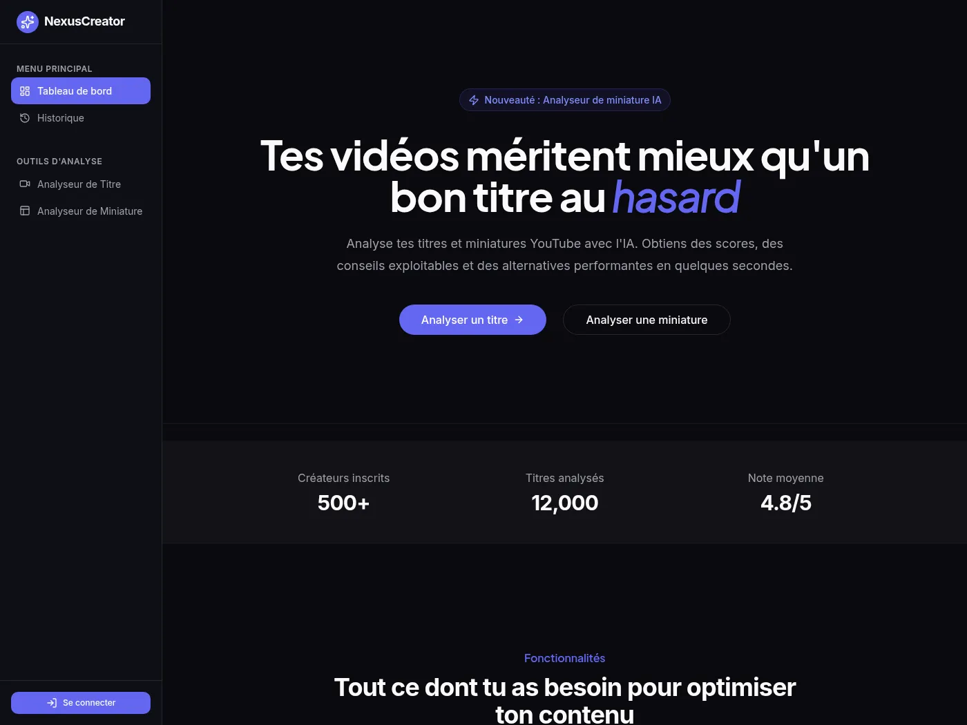 NexusCreator YouTube Optimizer