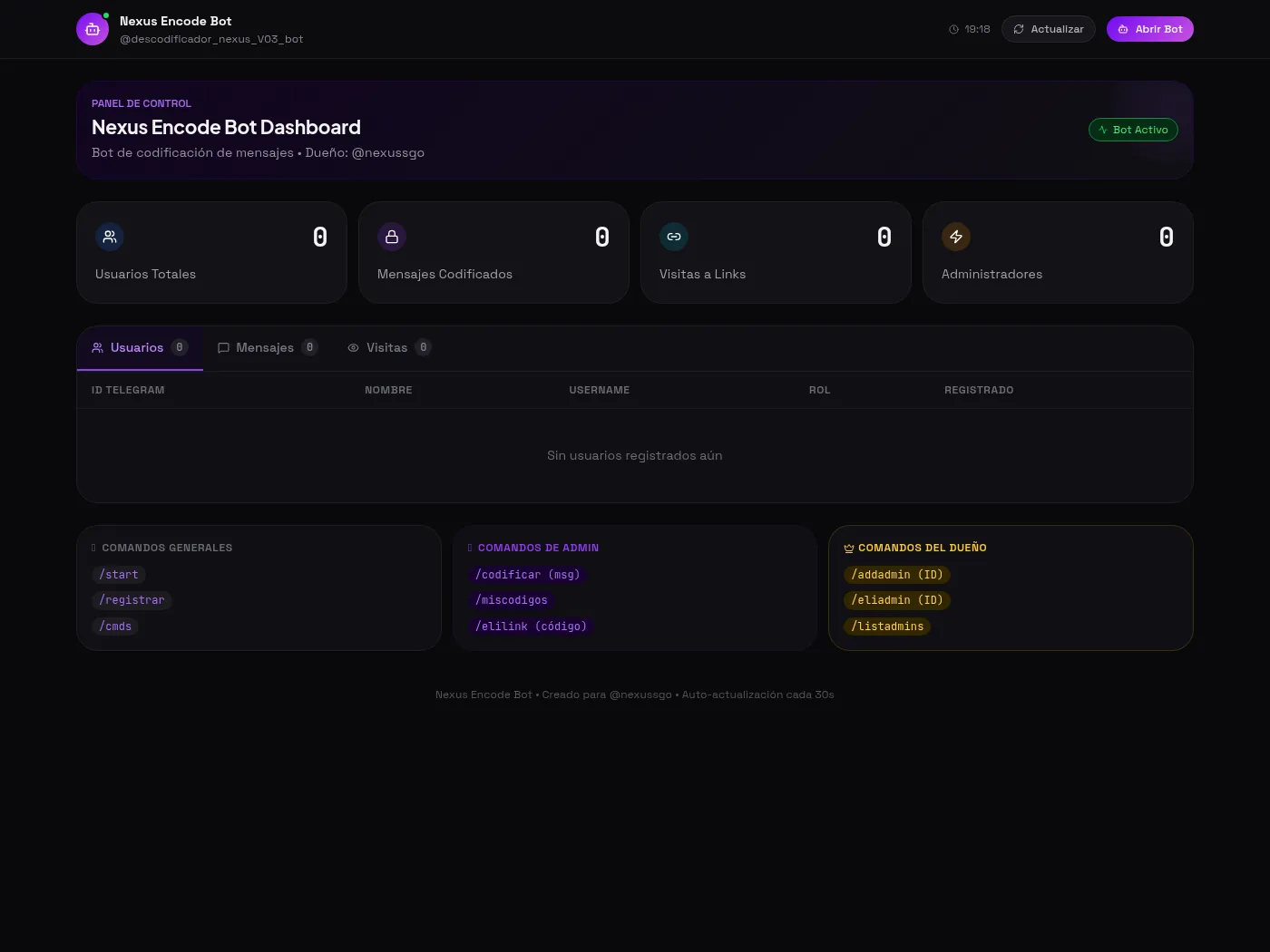 Nexus Encode Bot