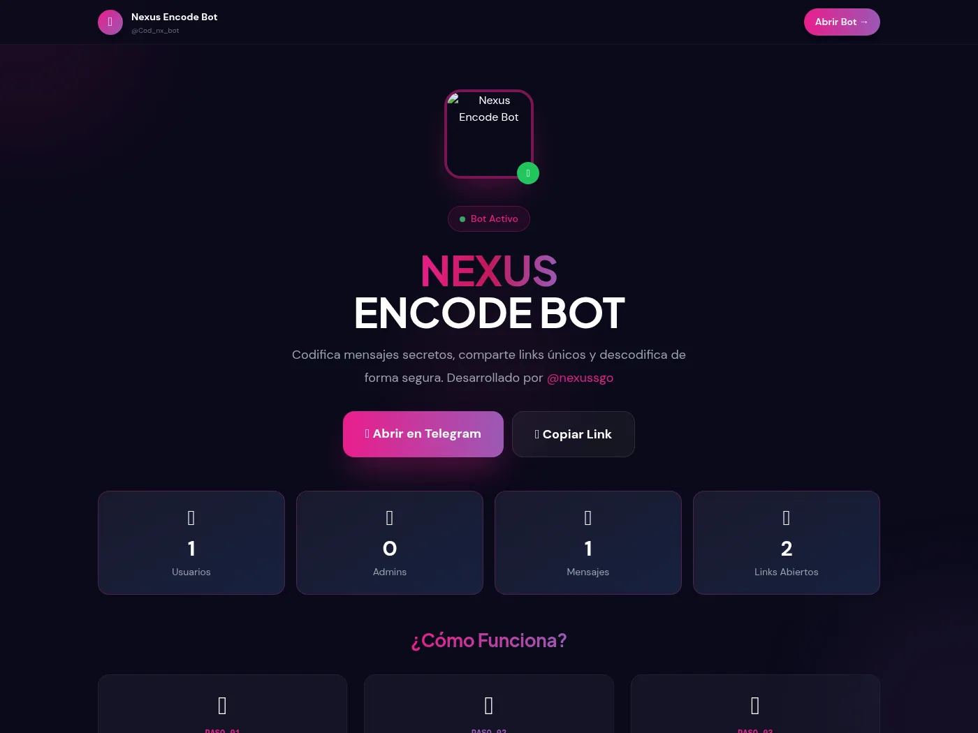 Nexus Encode Bot