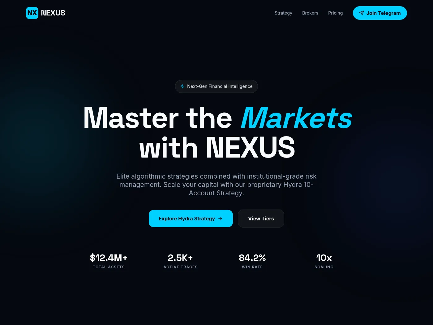 NEXUS Financial Landing