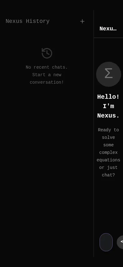 Nexus Math AI Chat
