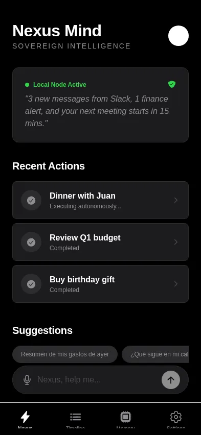 Nexus Mind: Personal OS