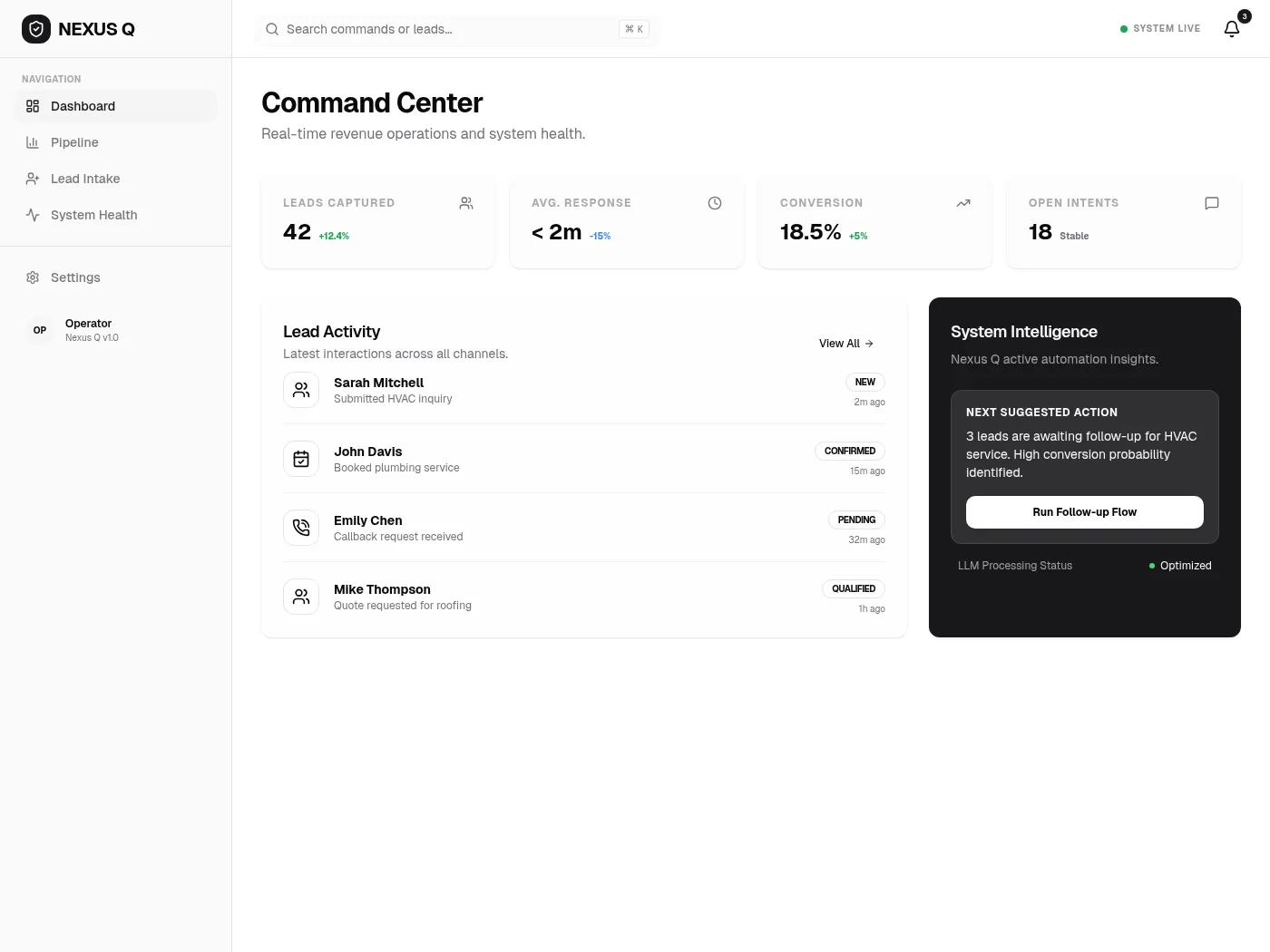Nexus Q Command UI