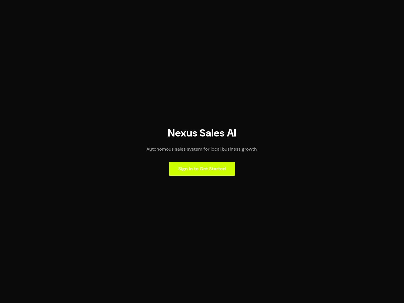 Nexus Sales AI