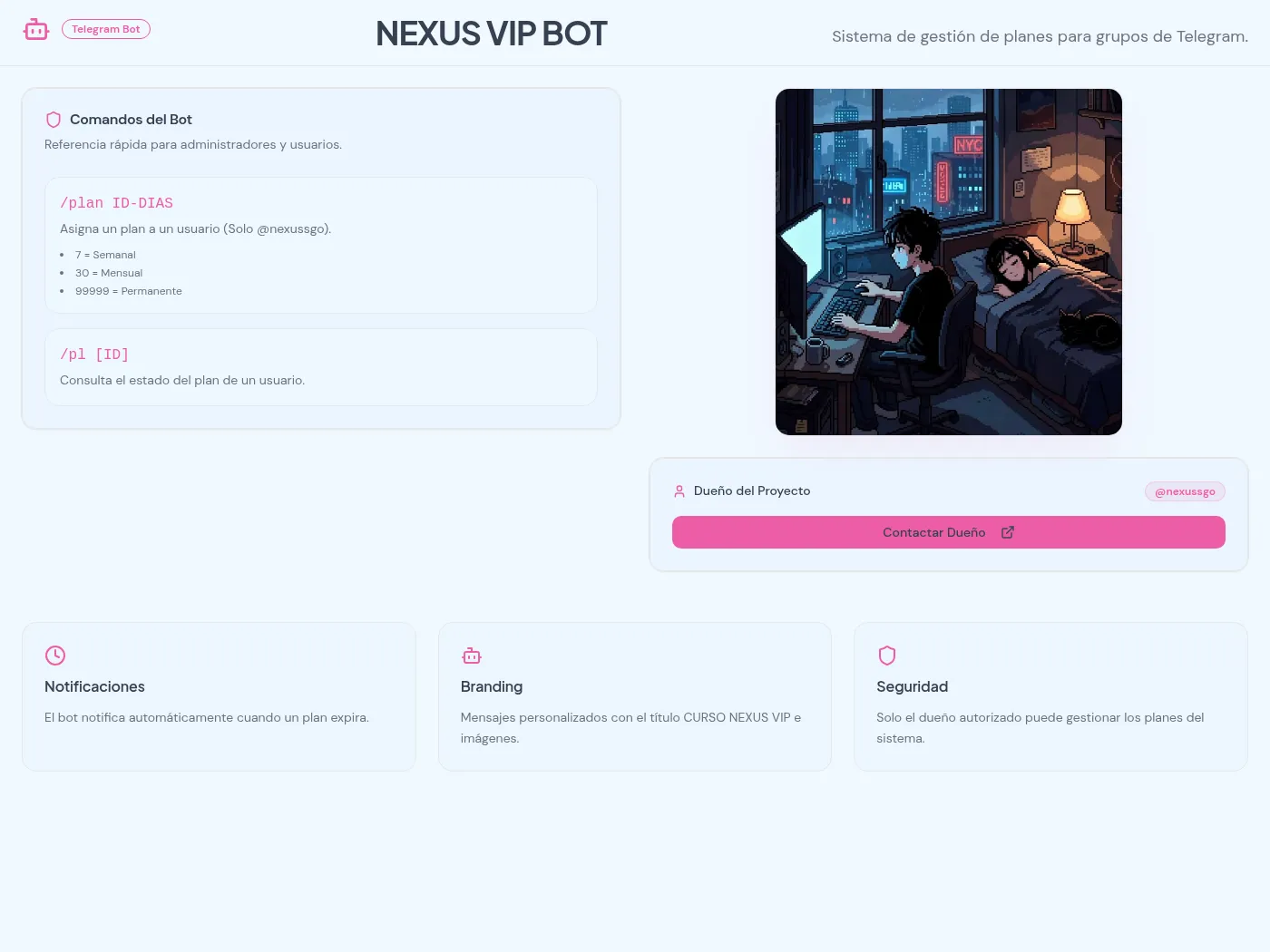 Nexus VIP Bot