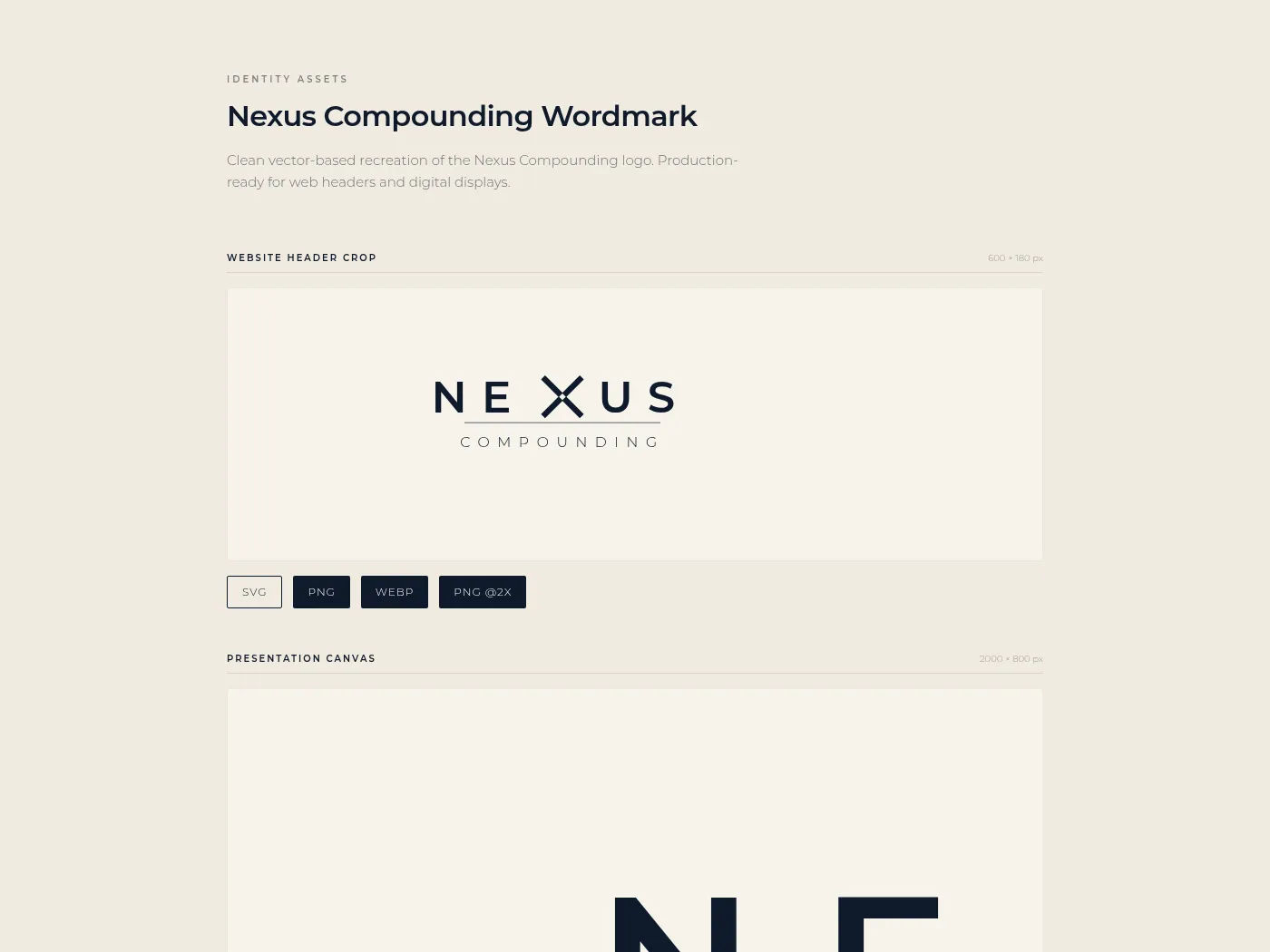 Nexus Compounding Wordmark