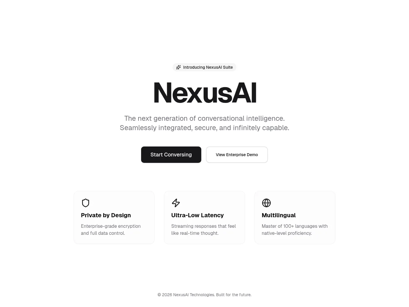 NexusAI Conversational Suite