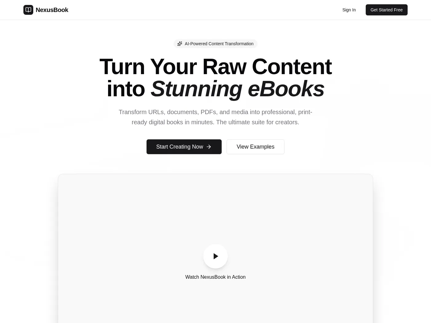 NexusBook Creator Suite