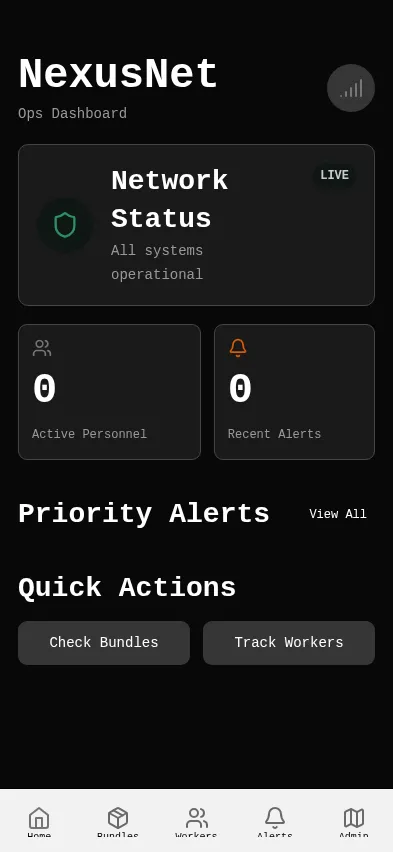 NexusNet Admin Tracker