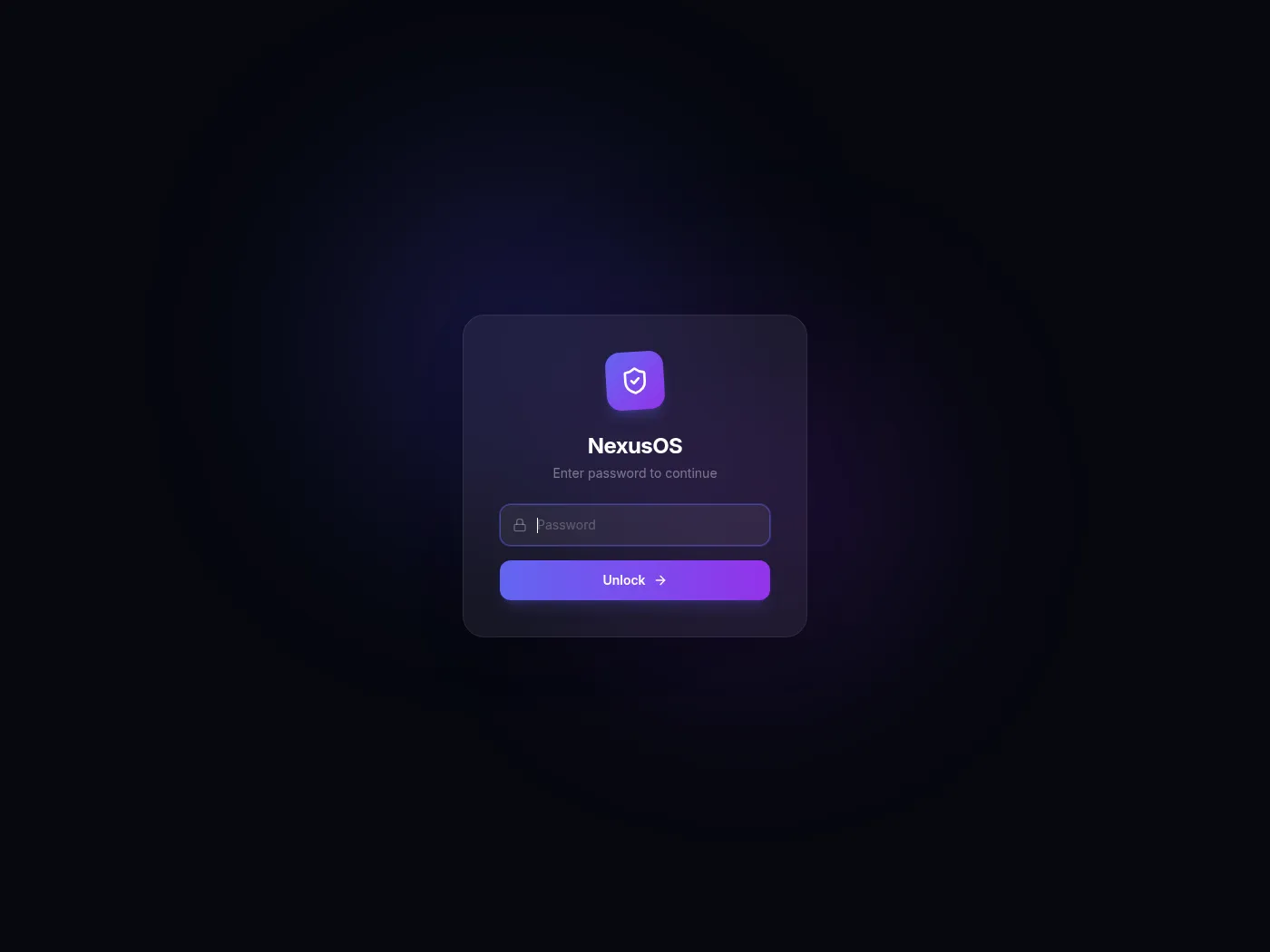 NexusOS Dashboard