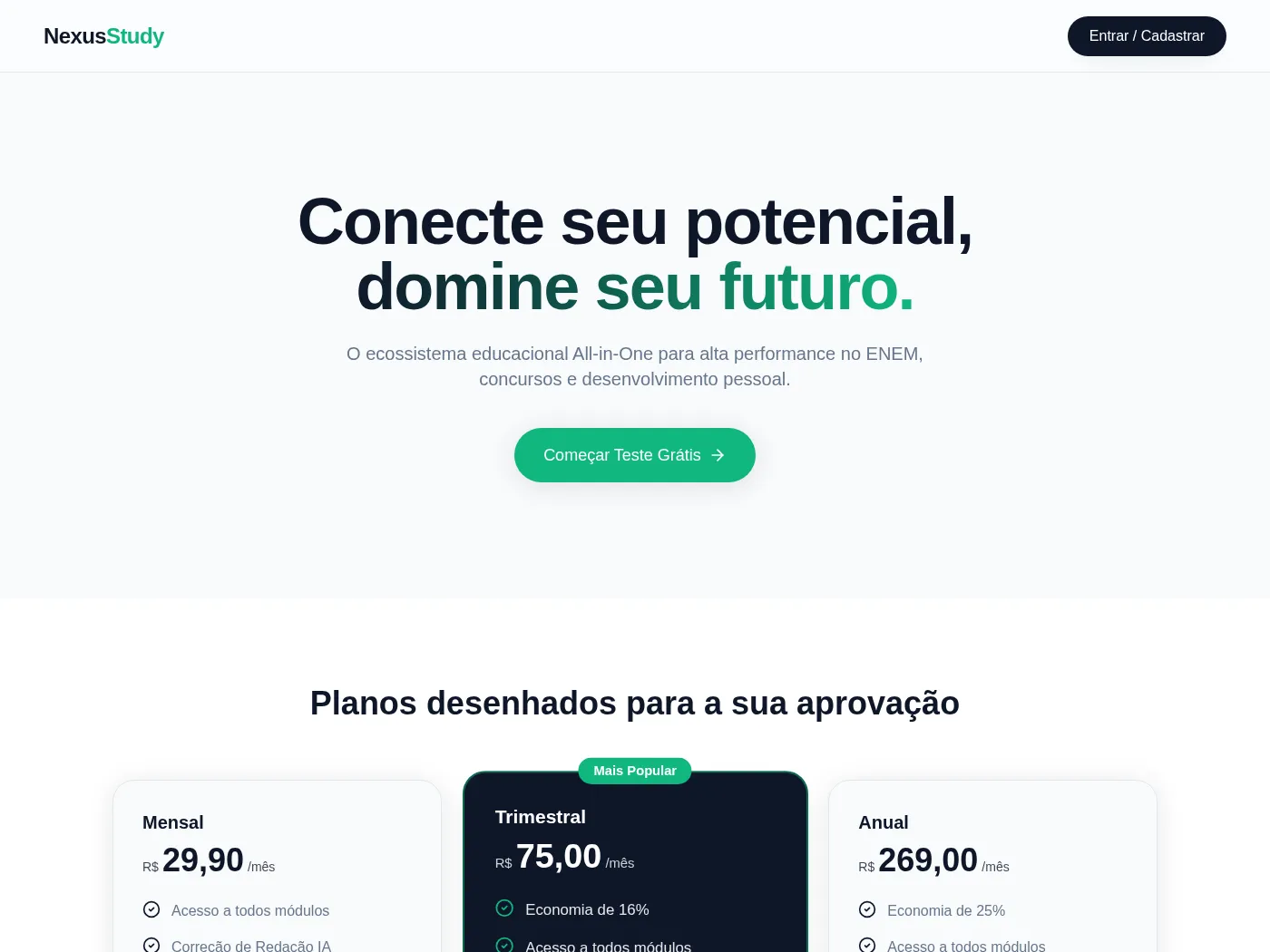 NexusStudy All-in-One SaaS