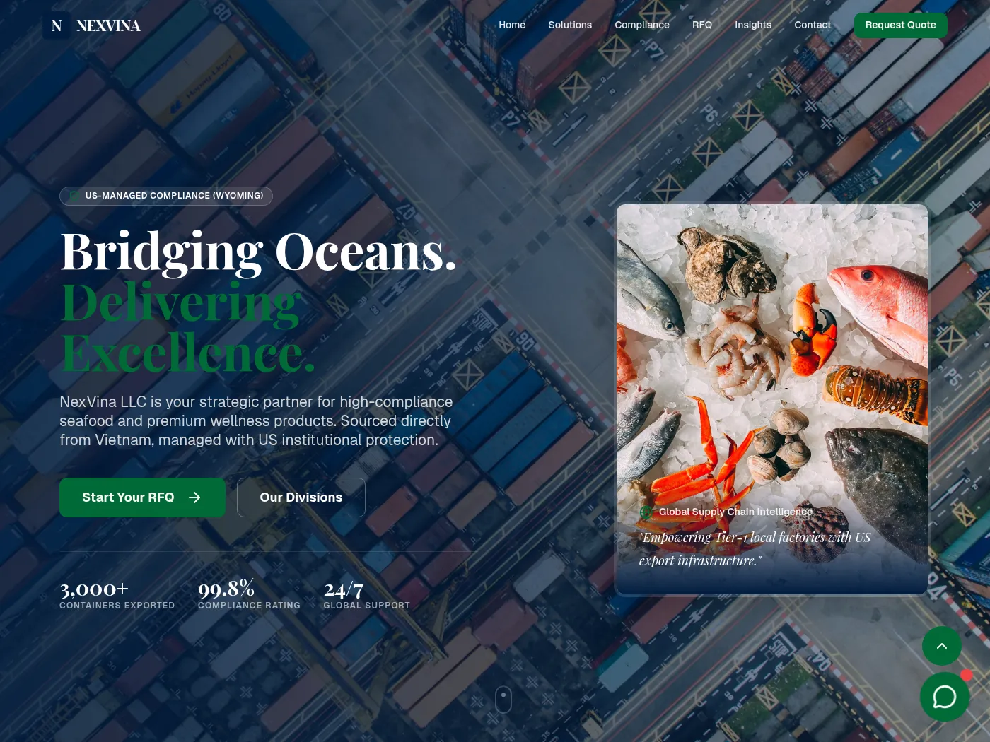NexVina B2B Landing
