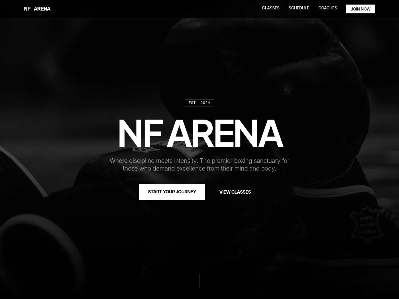 NF ARENA Boxing Gym Site