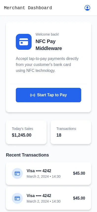 NFC Pay Middleware