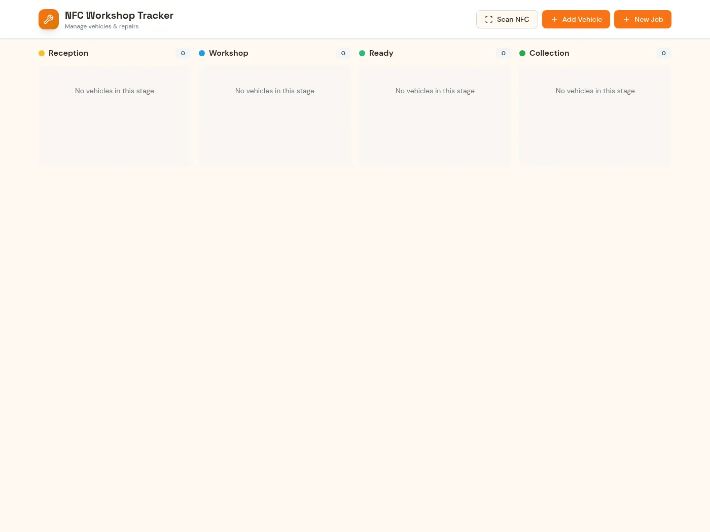 NFC Workshop Tracker