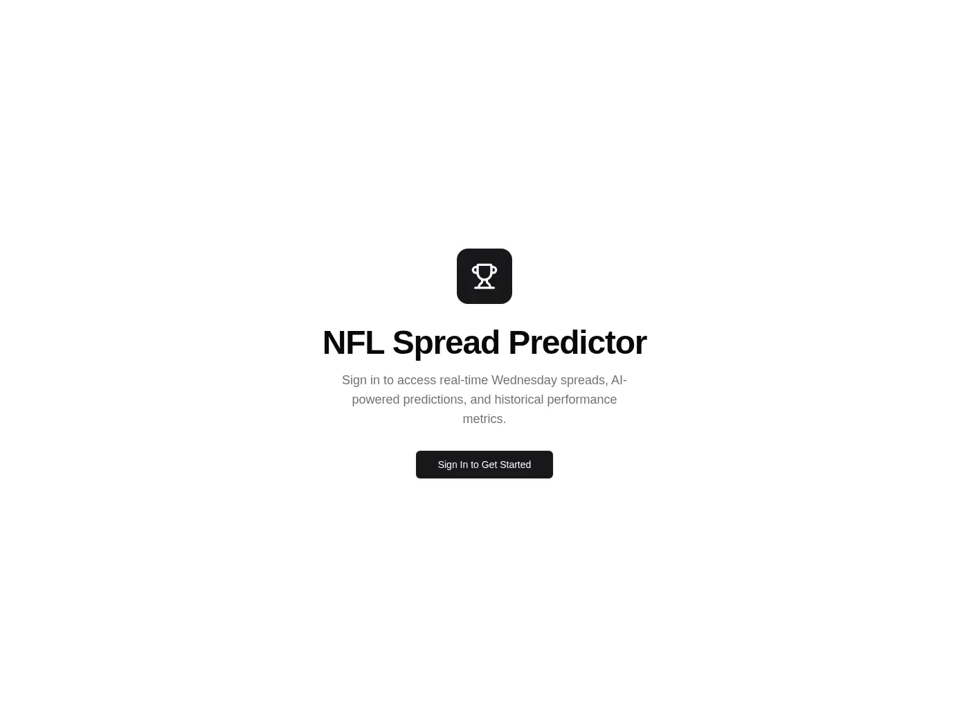 NFL Spread Predictor