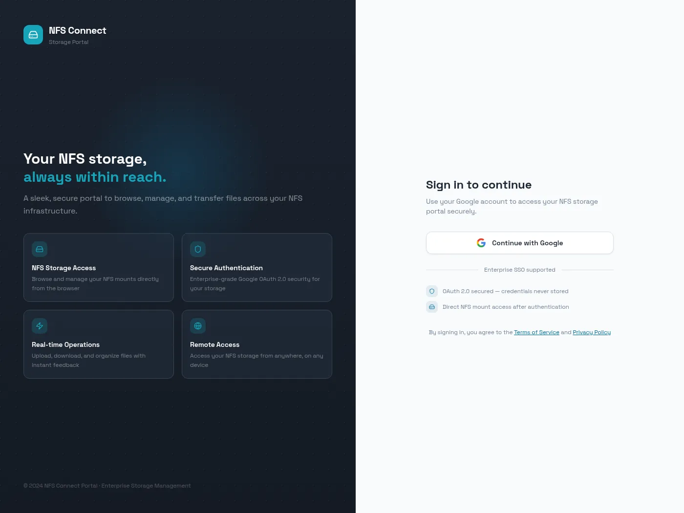 NFS Connect Portal