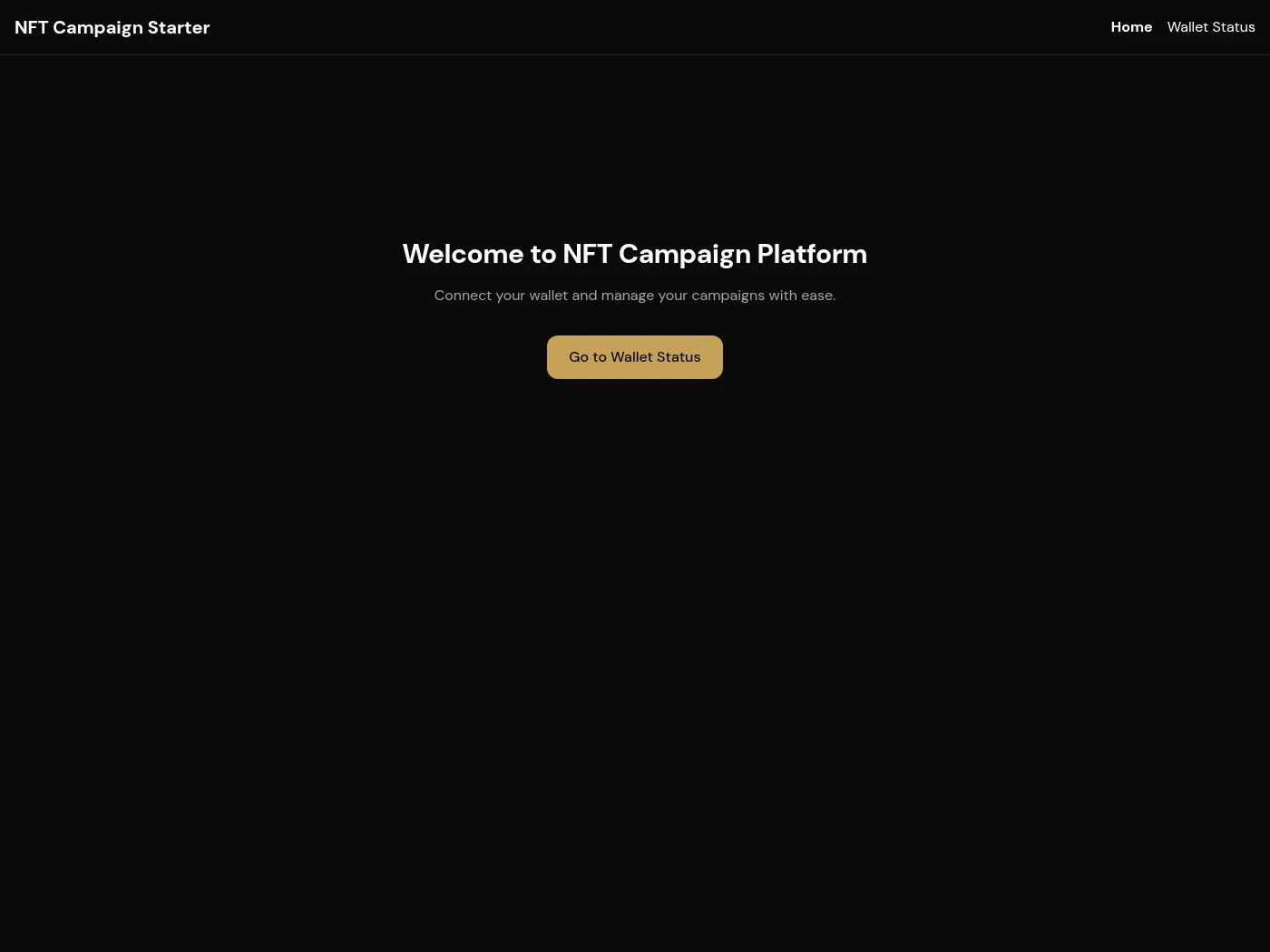 NFT Campaign Starter