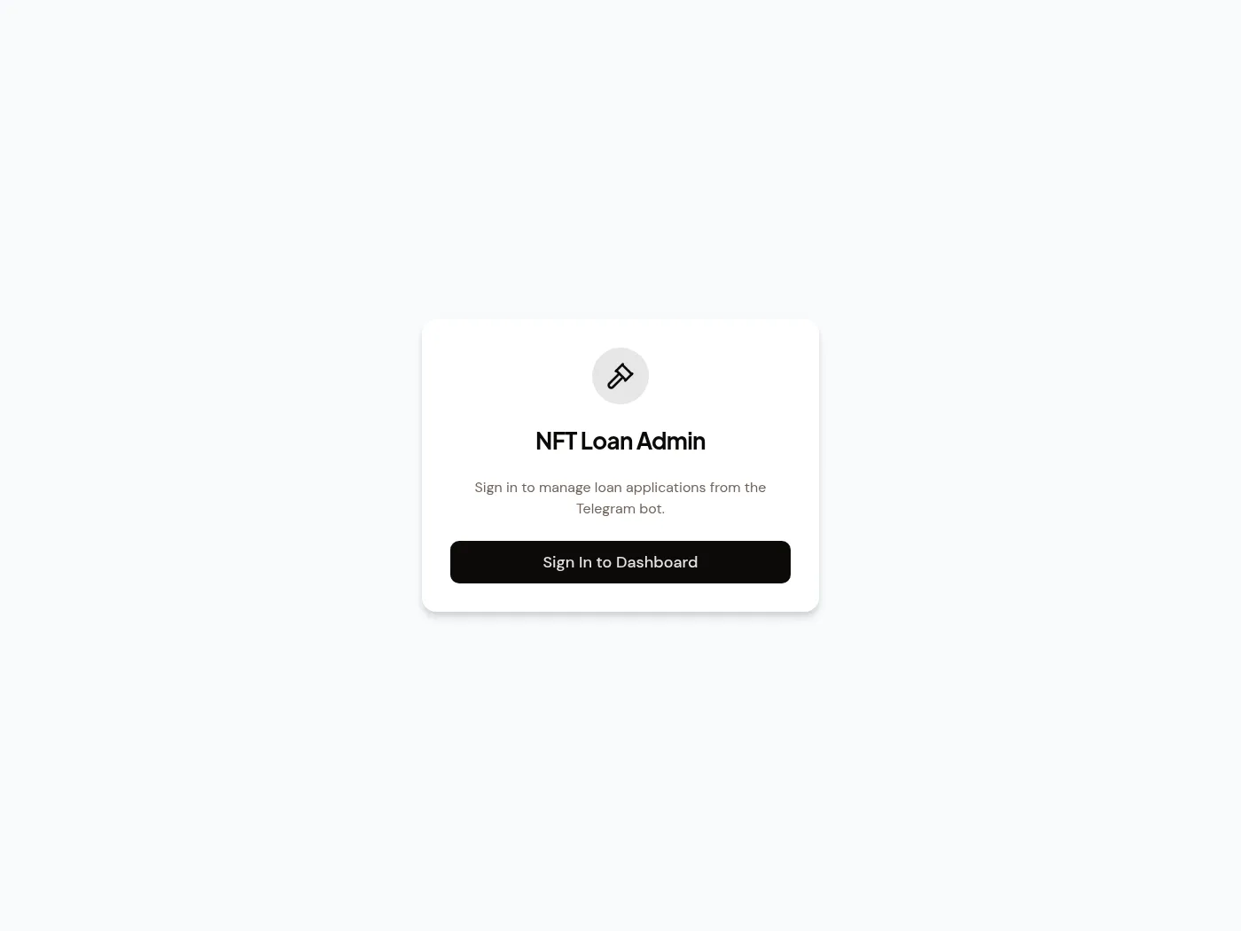 NFT Loan Telegram Bot