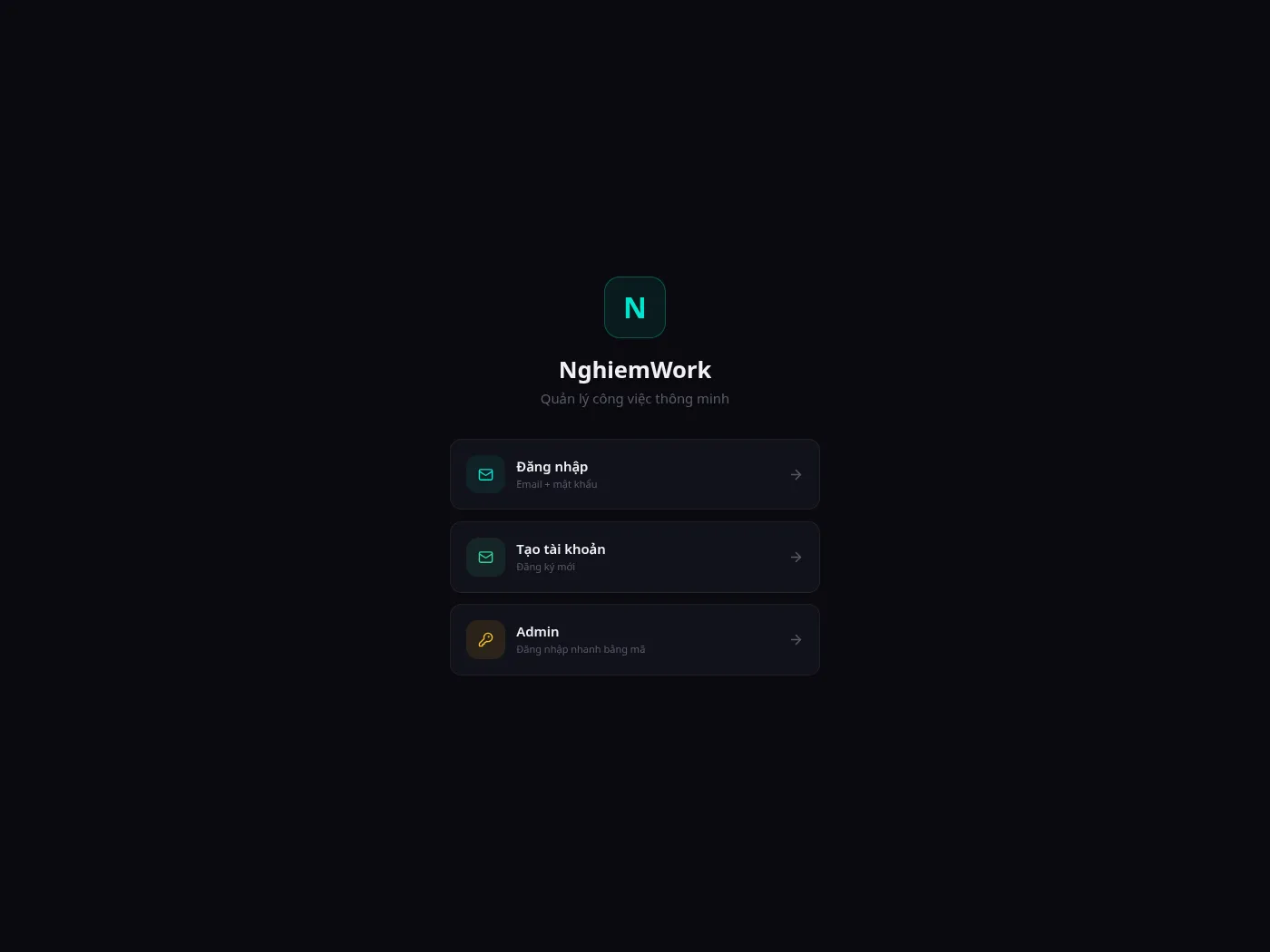 NghiemWork AI Task Manager