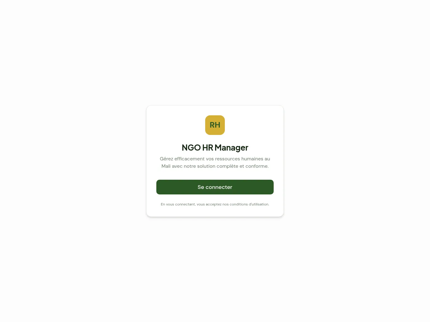 NGO HR Manager