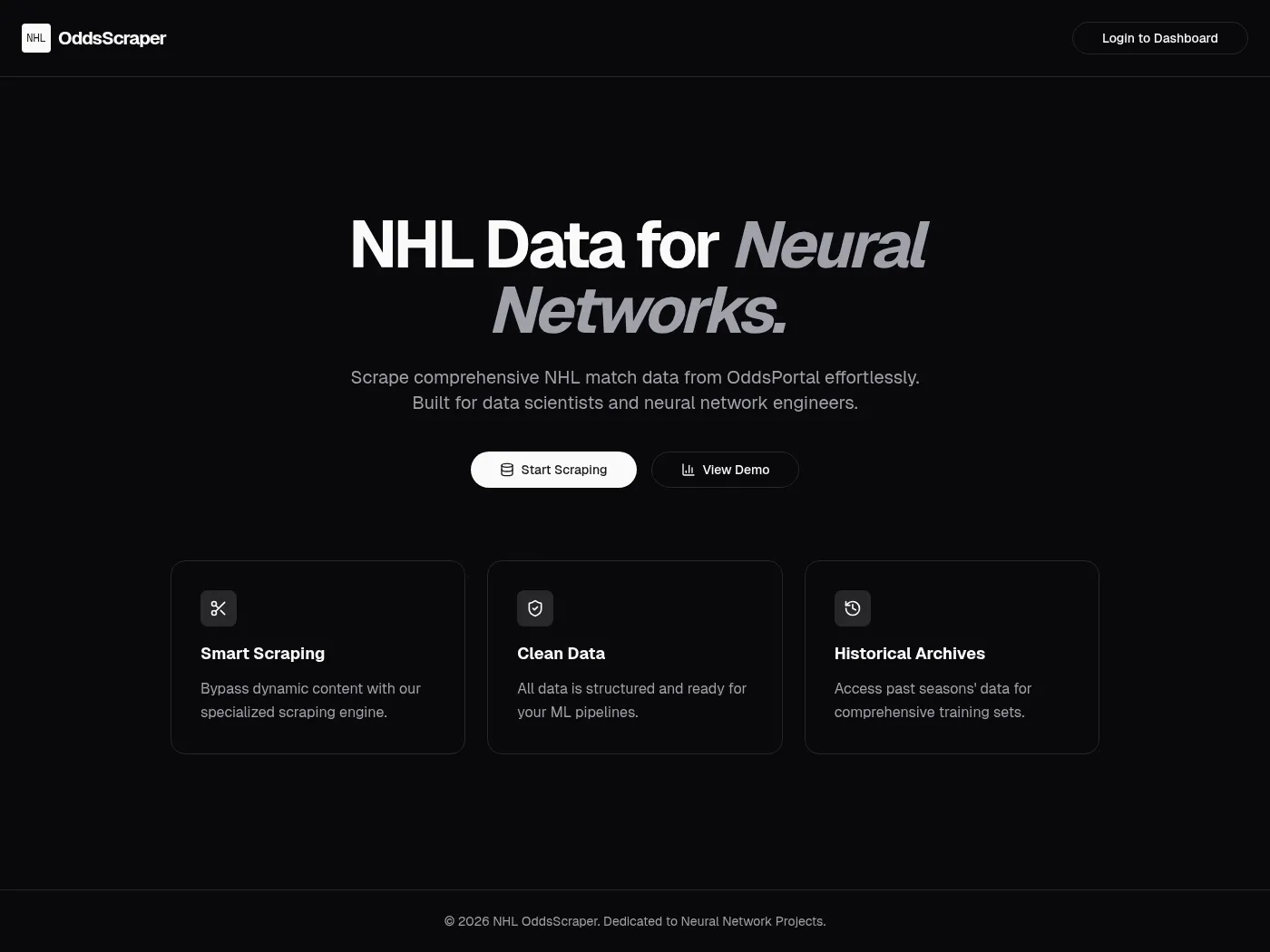 NHL Odds Scraper