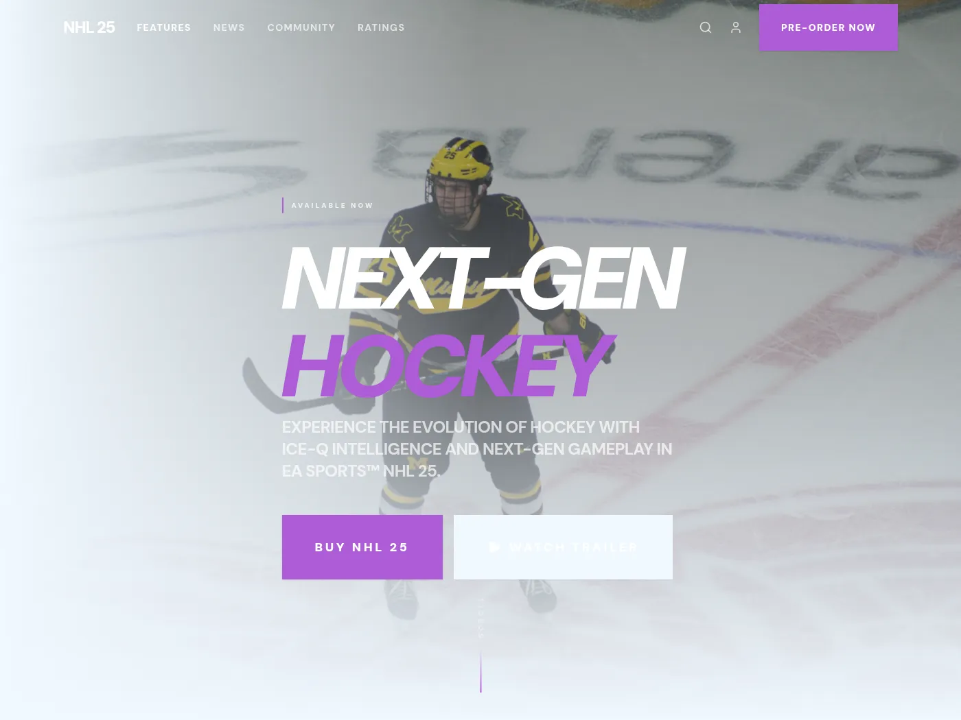 NHL 25 Web Clone