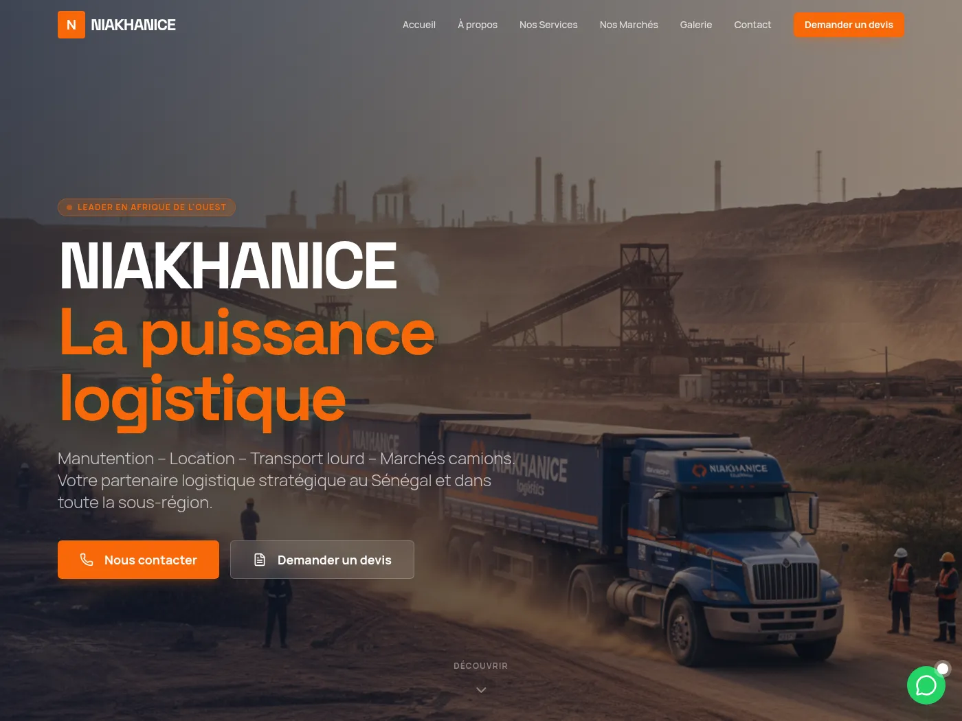 NIAKHANICE Logistique Web