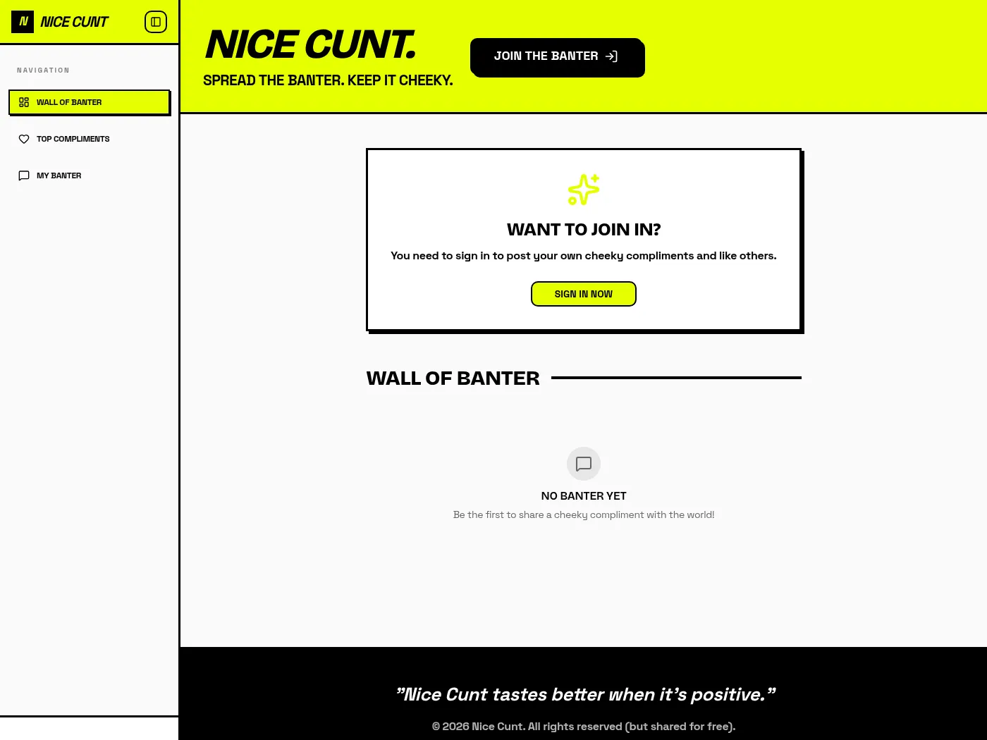 Nice Cunt