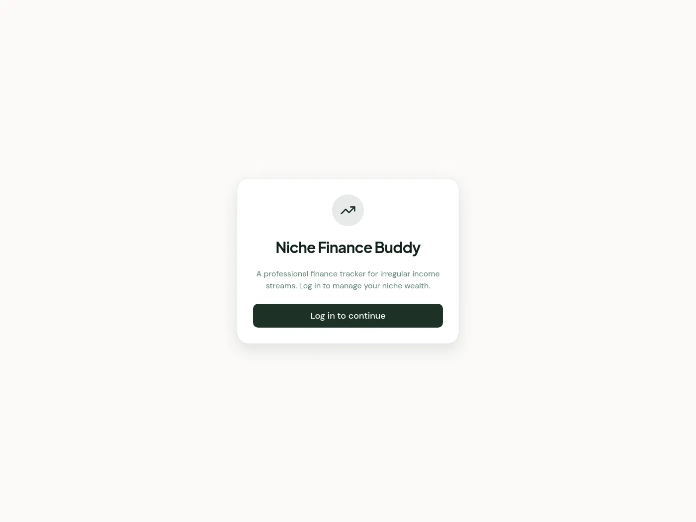 Niche Finance Buddy