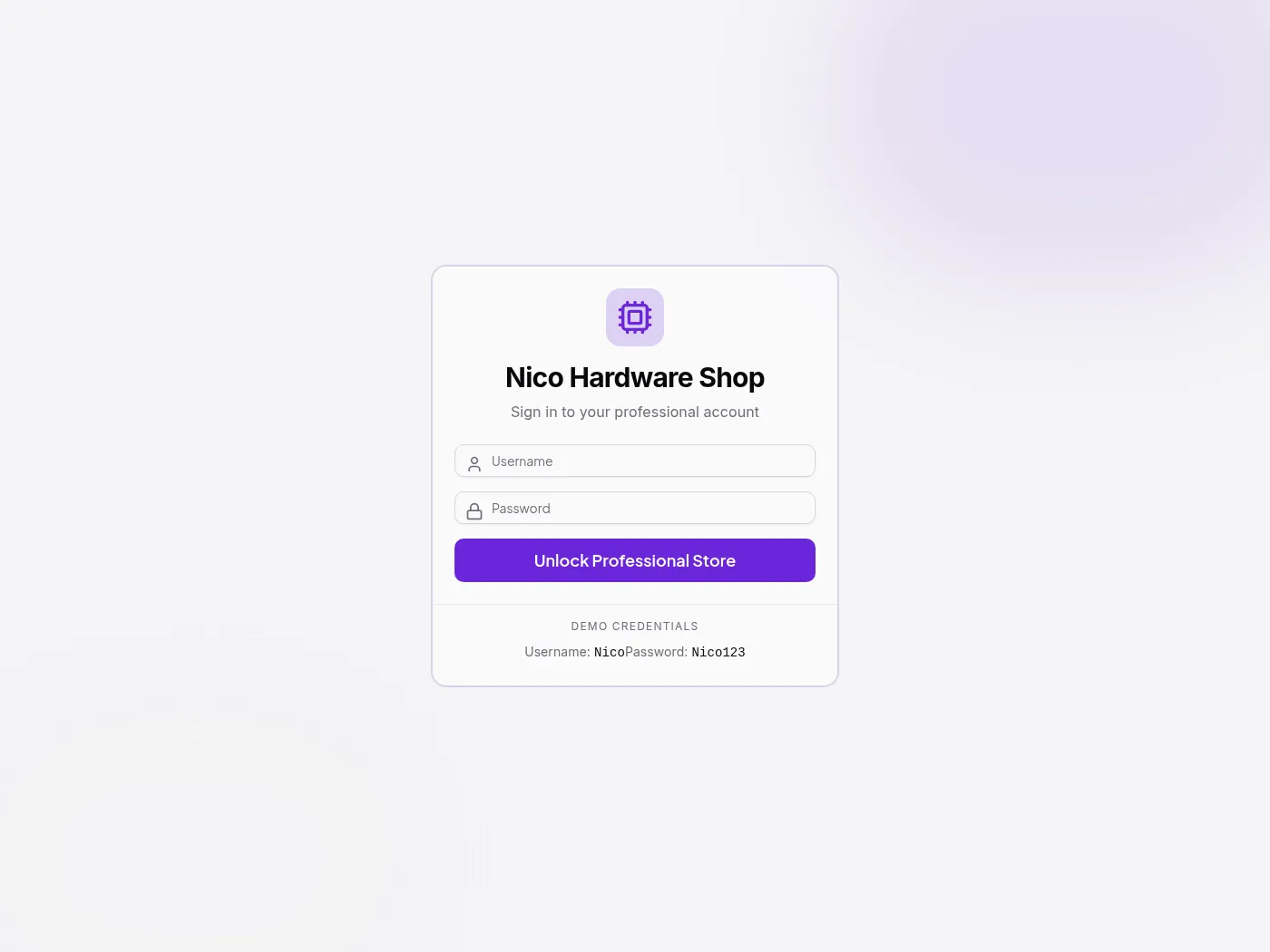 Nico Hardware Shop
