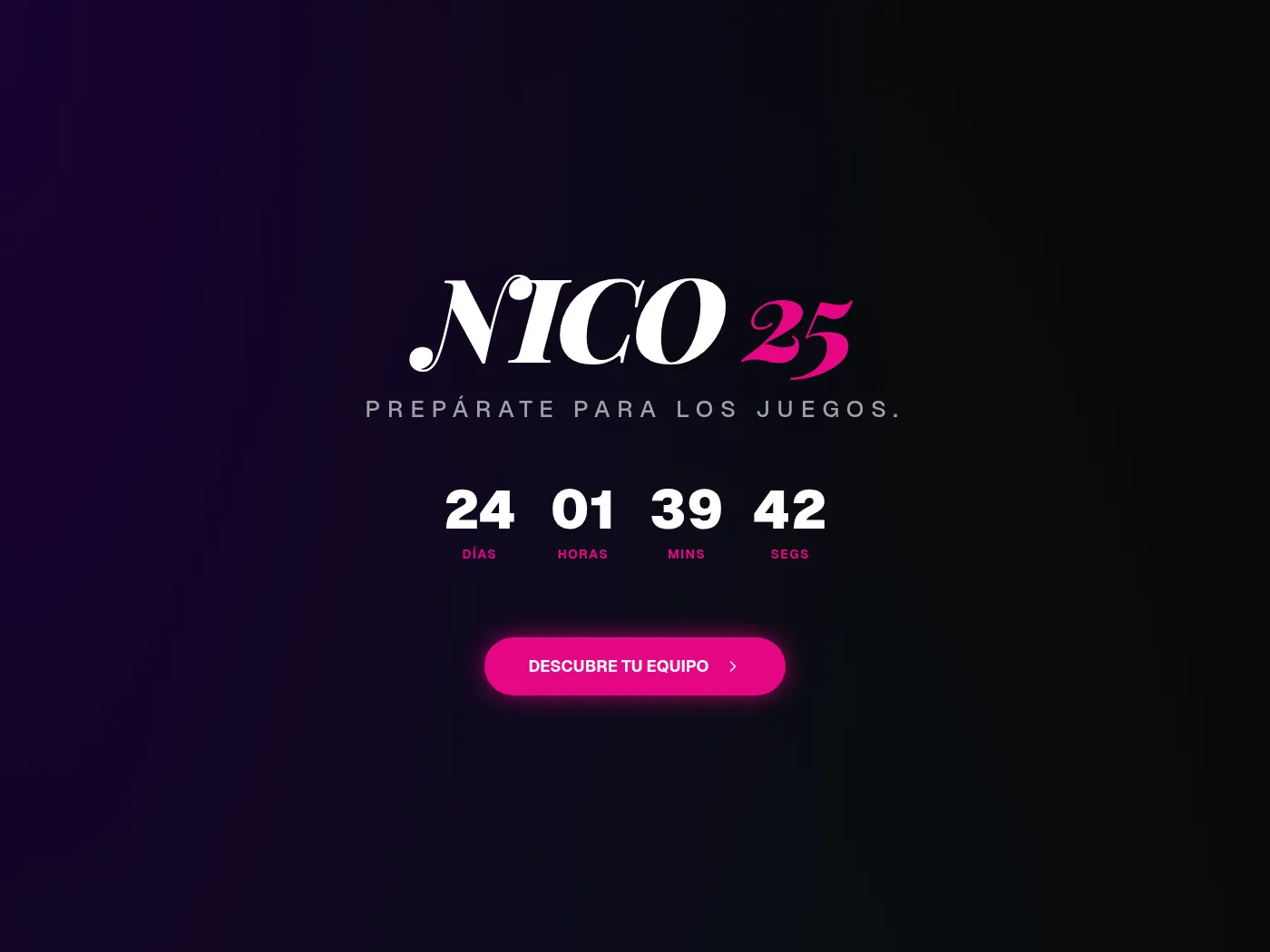 Nico 25 Event Reveal